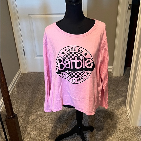 Hanes | Tops | Hanes Light Pink Graphic Long Sleeve Tee | Poshmark
